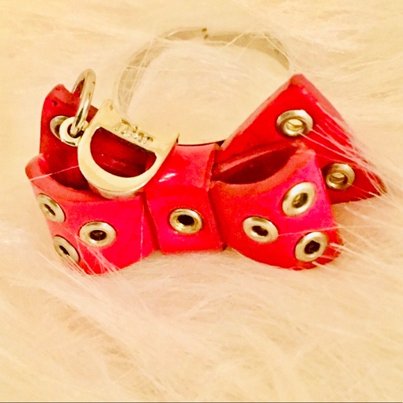 Dior | Jewelry | Authentic Dior Vintage Hot Pink Bow Ring | Poshmark